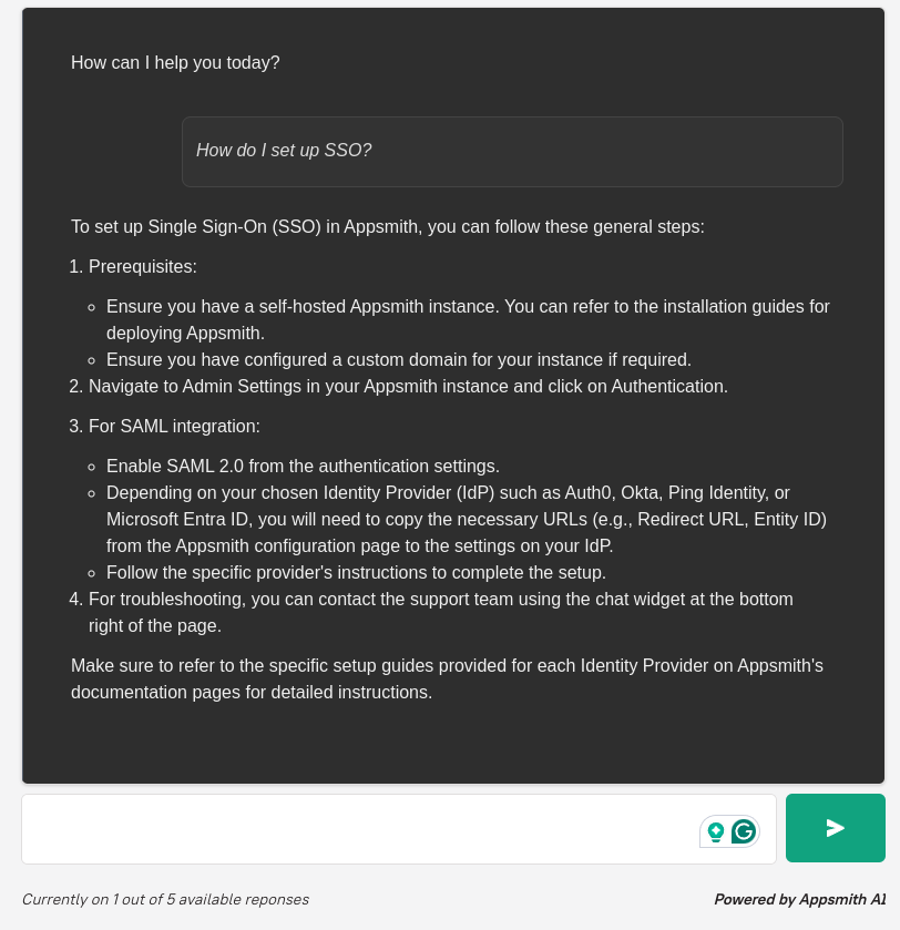 4 Easy Steps to Build an Ai-Powered Support Bot That Knows Your Docs | Appsmith Community Portal